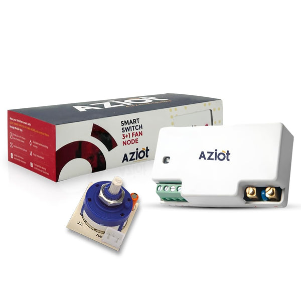 AZIOT 3+1 (Node) Fan Smart Switch - WiFi/Bluetooth Enabled – Aziot